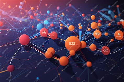 Premium Ai Image Big Data Visualization Social Network Or Business Analytics Representation