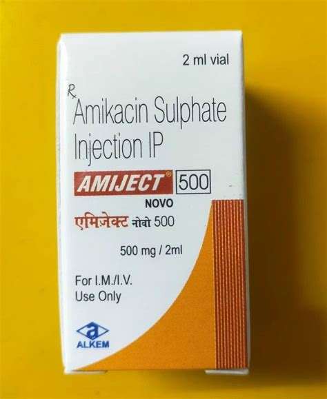 Amikacin Sulphate Injection 500 Mg 2ml At ₹ 170 Box In Raigad Id