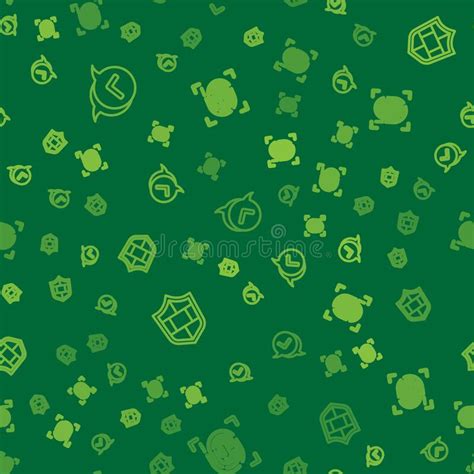 Set Line Check Mark In Speech Bubble Shield With Brick Wall And