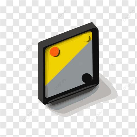 흰색 바탕에 노란색과 검은색 직사각형 모양 벡터 흰색 배경에 숯의 단순한 다채로운 아이콘 그림자 없음 작은 프레임 중앙 Png 일러스트 및 벡터 에 대한 무료