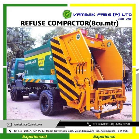 Garbage Compactor Body Building Service In Coimbatore Id 25588663755