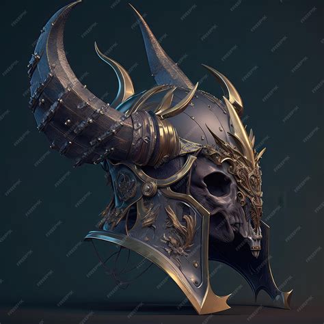 Fantasy Helmet Concept Art