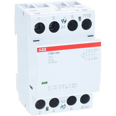 ABB ESB63-40N-06 модульный (63А АС-1 4НО) катушка 230В AC/DC ...