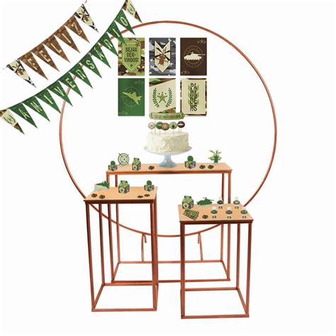 Kit Festa Só Um Bolinho Camuflado No Shoptime