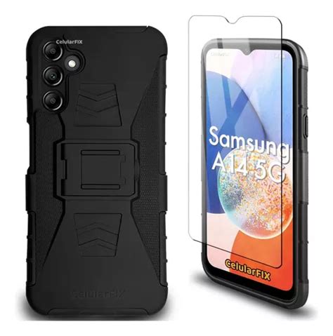 Funda Protector P Samsung A14 5g Uso Rudo Con Clip Mica MercadoLibre