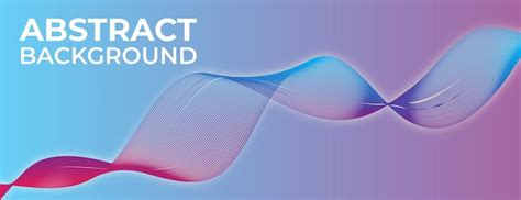 Premium Vector Abstract Wave Background Template Design