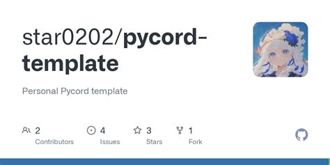 GitHub Star0202 Pycord Template Personal Pycord Template