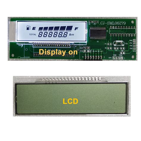 factory custom digital mono 7 segment odometer lcd electric vehicle