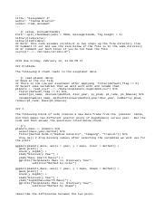 Hw 03 Rmd Title Assignment 3 Author Tianna Braxton Output Html