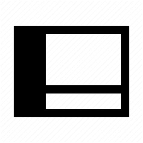 Slide Presentation Website Template Dashboard Sidebar Editor Icon