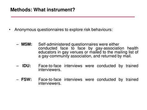 Ppt Hivsti Monitoring And Evaluation Among Hidden Populations Powerpoint Presentation Id