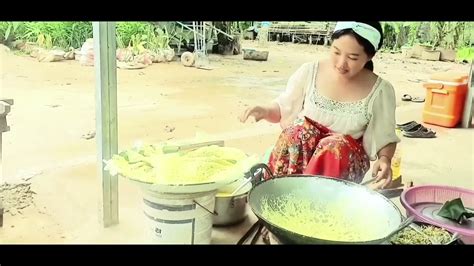 នំចាក់អម្បែងដូនតា បាញ់ឆែវ Asianfood Khmerfood Youtube