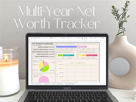 Multi Yr Net Worth Tracker Money Tracker Goal Tracker Debt Payoff Etsy