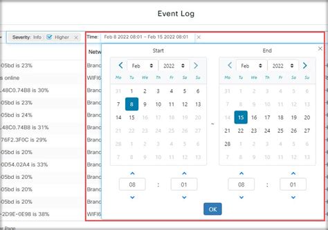 Cisco Business Dashboard And Probe Administration Guide Version 2 10 1 Event Log Cisco