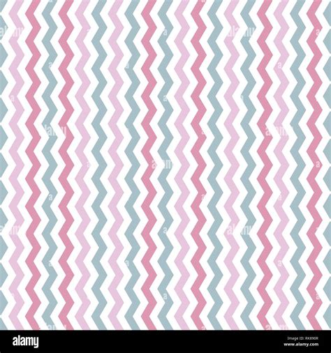 Vector Chevron Seamless Pattern Blue And Pink Chevron Or Zig Zag