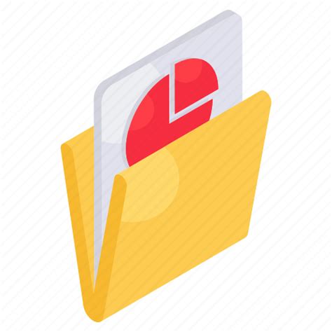 Business Folder Data Analytics Infographic Statistics Data Folder