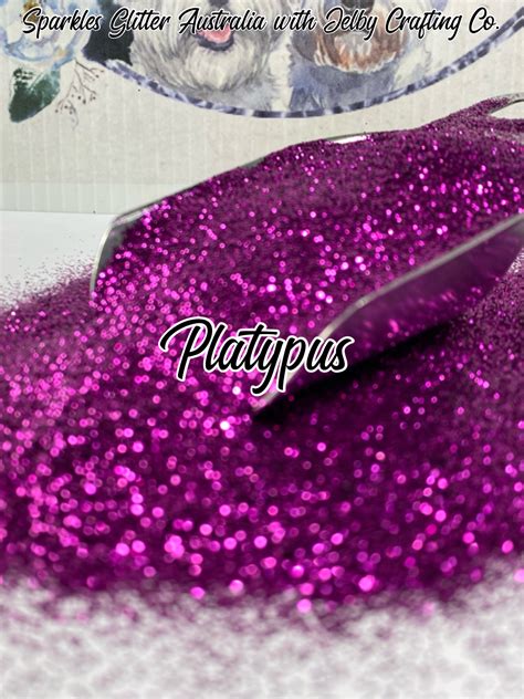 Platypus Fine Cut Purple Metallic Glitter Jelby Crafting Co