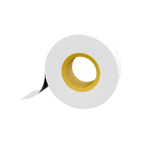 3d Rendering White Tape Scotch Tape Adhesive Tape On White Background