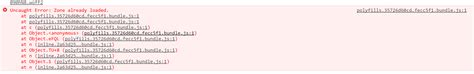 Mvc And Angular 4 Zone Already Loaded Stack Overflow