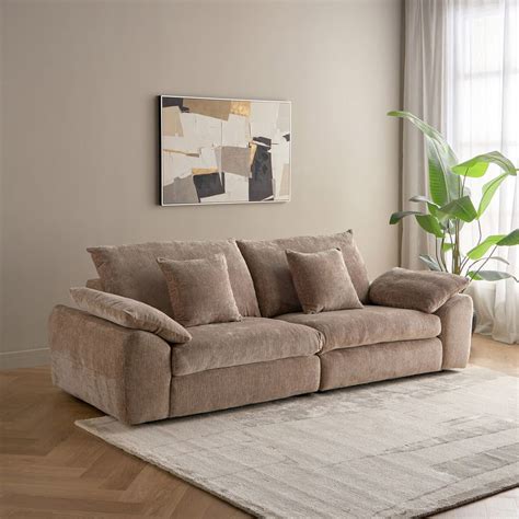 Shop Chloe 4 Seater Fabric Sofa Home Centre Ksa