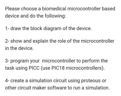 Solved I Need The Microcontroller Role In Ecg Device And Chegg