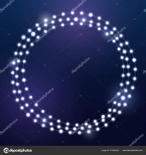 Christmas Light Garland Stock Vector By ©pikovit 410365258