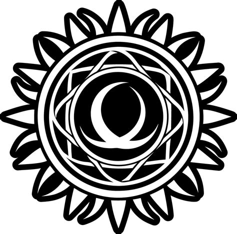 A Filled Style Icon Of Solar Eclipse Symbol 55806439 Vector Art At Vecteezy