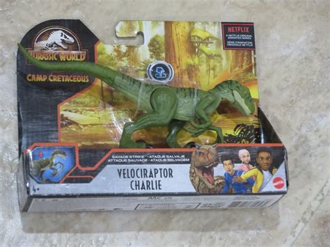 Jurassic World Velociraptor Charlie Savage Strike Camp Cretaceous New