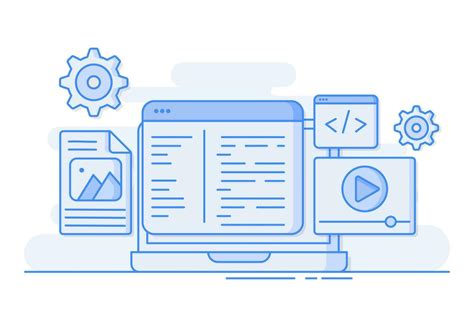 Website Development Coding On Laptop Screen And Programming Concept
