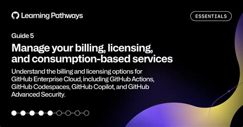 Manage Your Billing Licensing And Consumption Based Services Github
