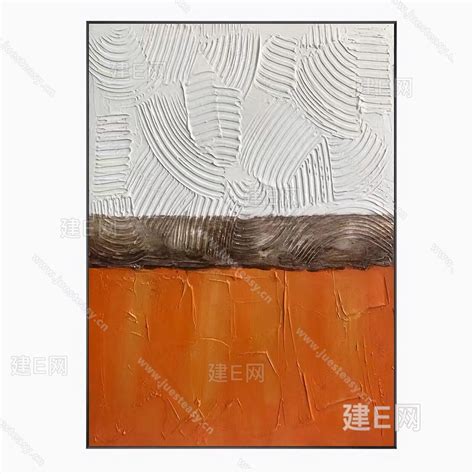 现代抽象肌理装饰画3d贴图下载 Id115364851 建e室内设计网