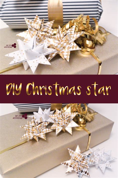 diy christmas star ornament the tiny honeycomb