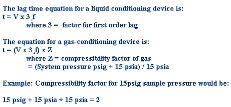 Total Lag Time Sheffield Separators