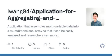 Github Lwang94application For Aggregating And Analyzing