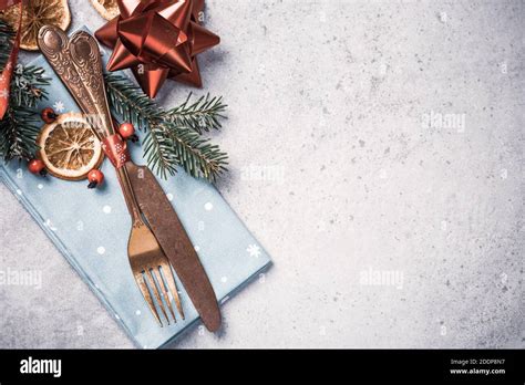 Festive Christmas Background New Year Restaurant Food Menu Design