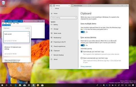How To Sync Clipboard Across Devices On Windows 10 Pureinfotech