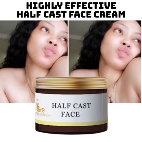 Half Cast Skin Whitening Face Cream X Etsy