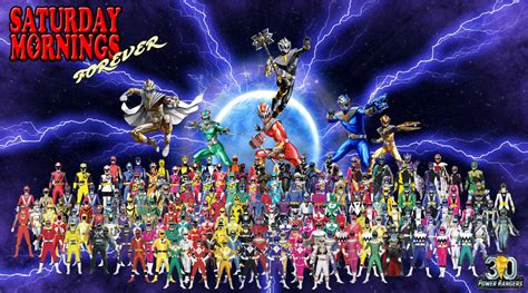 Saturday Mornings Forever Power Rangers 30th By Wolverine25th On