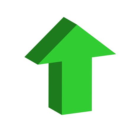 3d Arrow Up Icon 5739328 Vector Art At Vecteezy