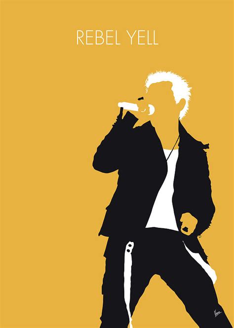 No284 My Billy Idol Minimal Music Poster Digital Art By Chungkong Art