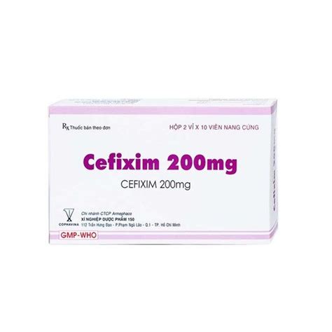 Thuốc Cefixim 200mg