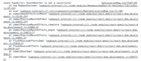 Typescript Mapbox Gl Geocoder In Next JS TypeError EventEmitter Is