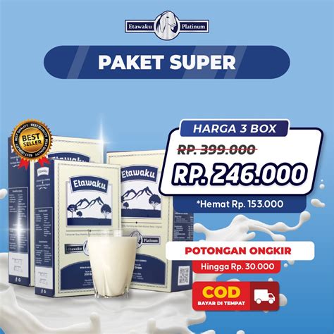 Jual Etawaku Susu Kambing Etawa Premium Solusi Sendi Tulang Dan