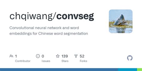 GitHub Chqiwang Convseg Convolutional Neural Network And Word Embeddings For Chinese Word
