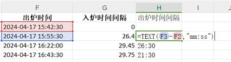 Excel 计算时间间隔，精确到 分钟秒 或 分钟秒 Excel计算时间差具体到时分秒 Csdn博客