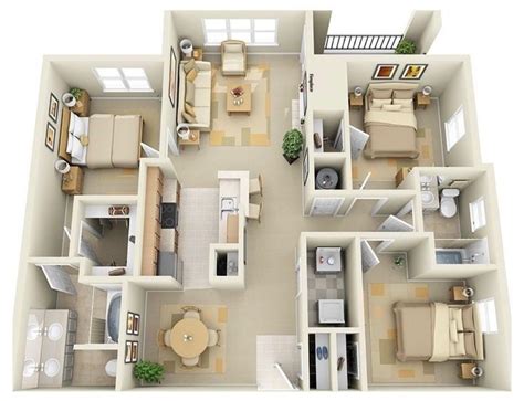 10 Inspirasi Denah Rumah Minimalis 3 Kamar Terbaru