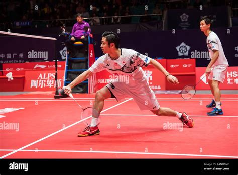 Japanese Professional Badminton Players Hiroyuki Endo And Yuta Watanabe