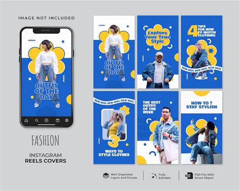 Premium PSD Fashion Instagram Reels Cover Template