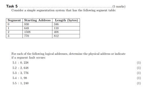solved task 5 5 marks consider a simple