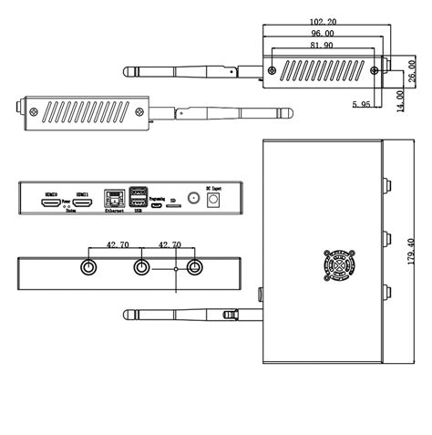 cm4 io case for raspberry pi compute module 4
